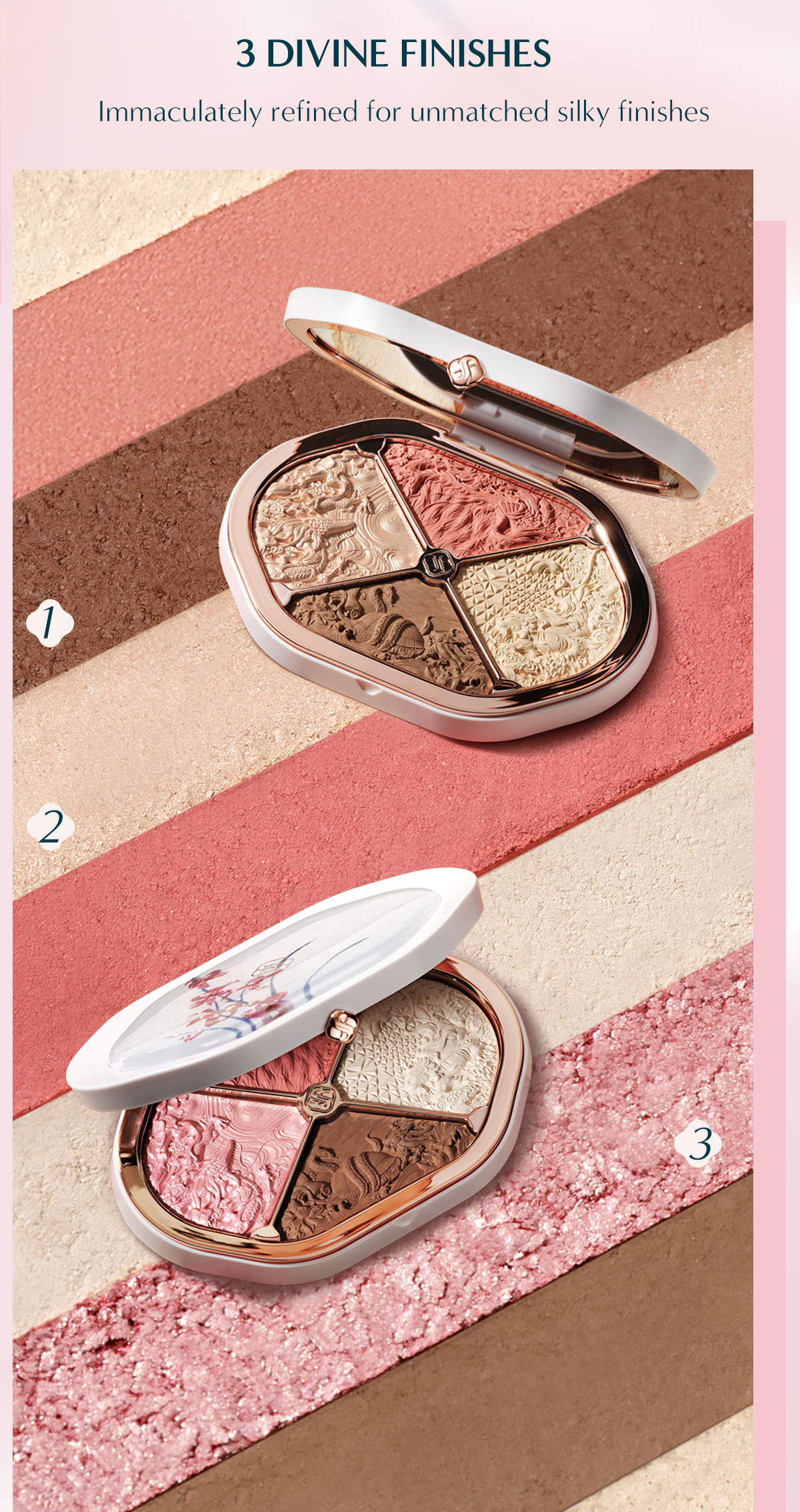 花西子 Florasis Eastern Beasts Sculpting Makeup Palette (Ode to Embroidery ...