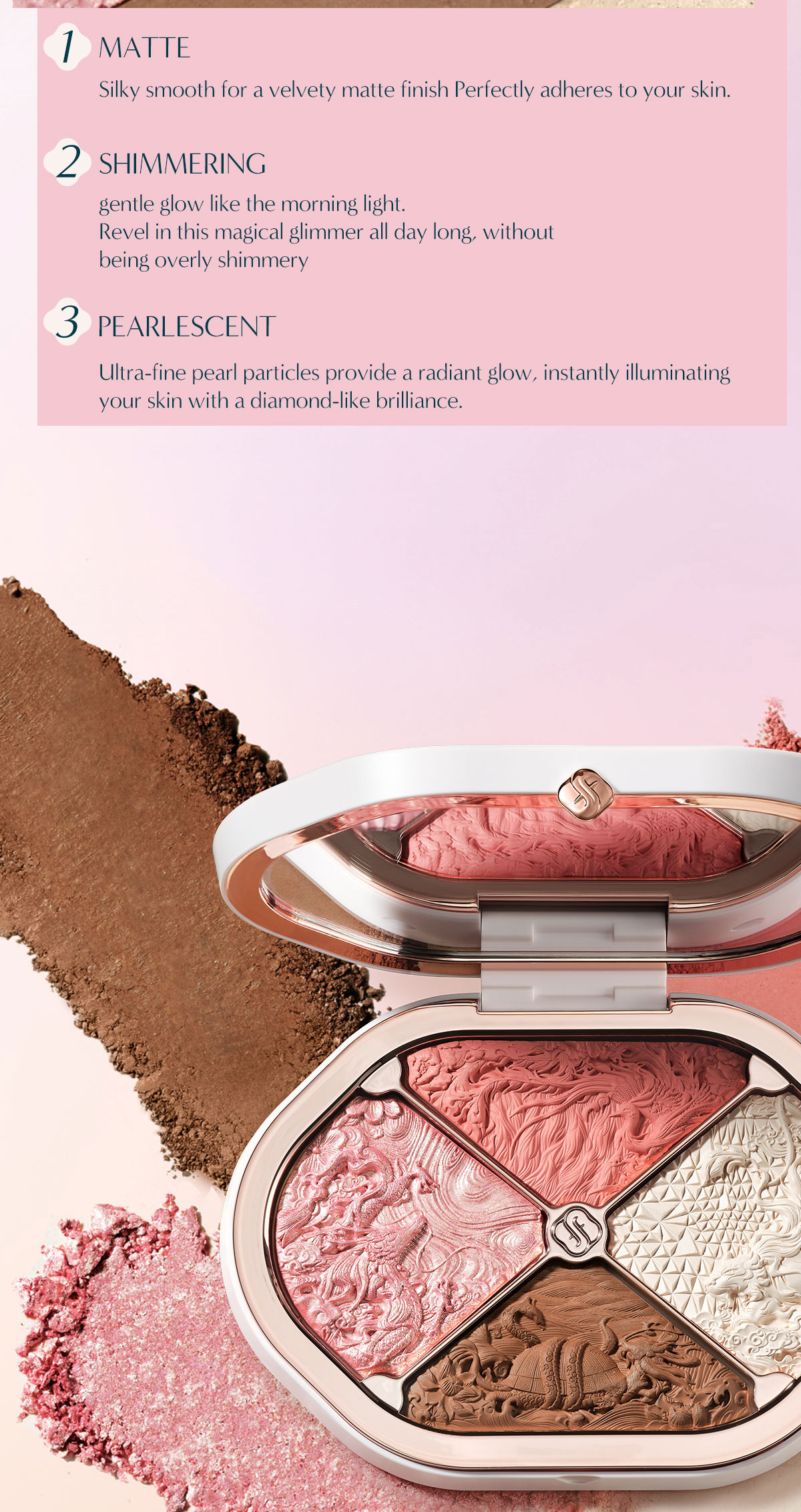 花西子 Florasis Eastern Beasts Sculpting Makeup Palette (Ode to Embroidery ...