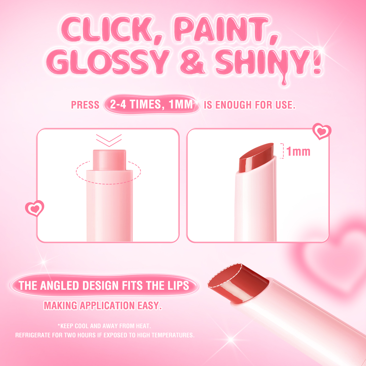 【Local shipping】PINKFLASH Melting Glossy Lip Balm Dewyful Glossy Long ...