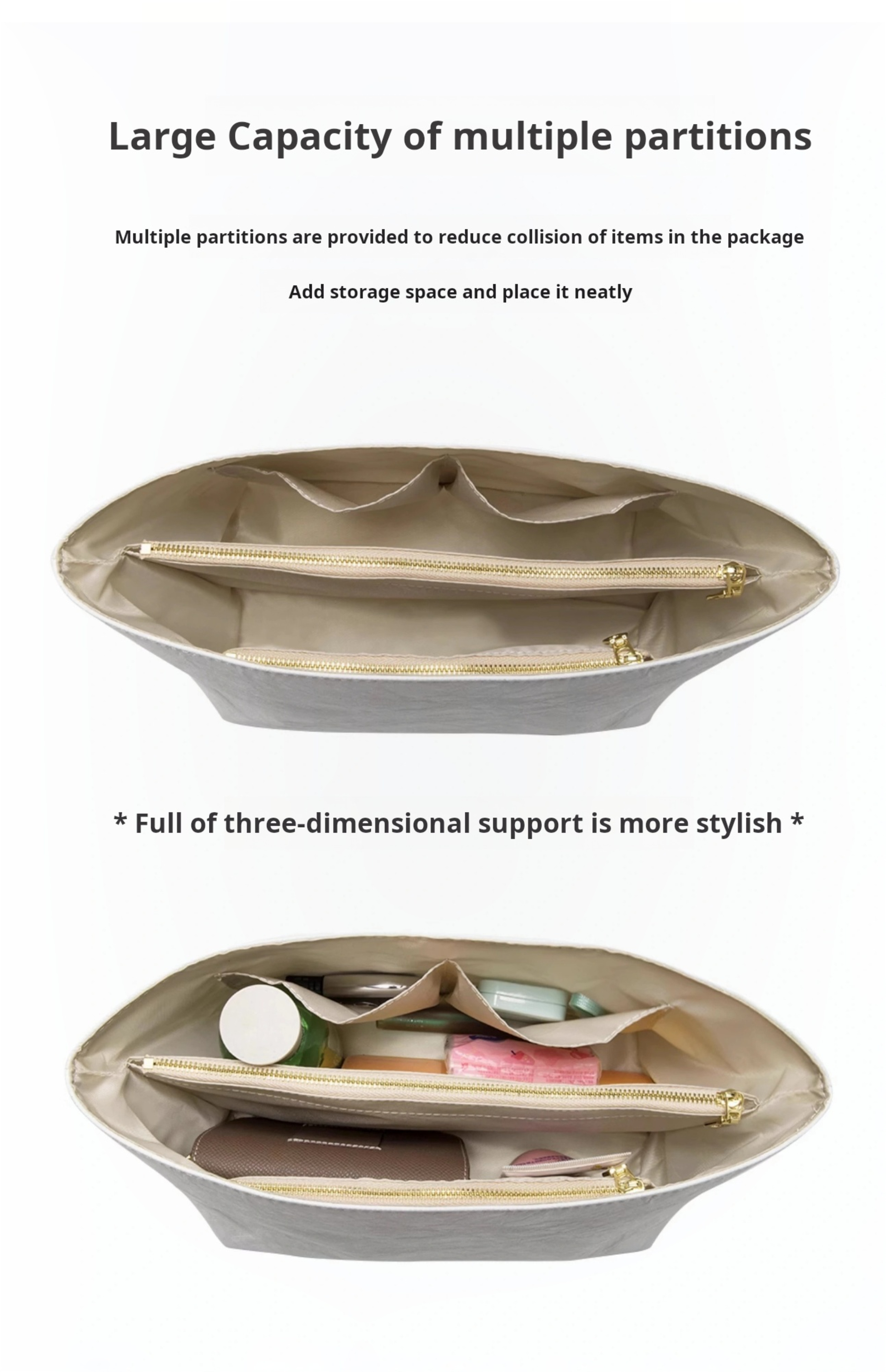 Purse Organizer Insert for Handbags, waterproof Bag Organizer for Tote ...