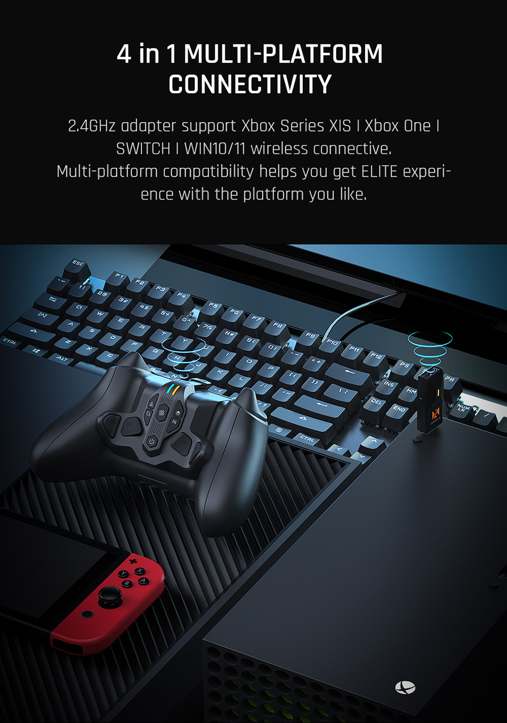 BIGBIG WON ARMOR X Pro Wireless Back Button Attachment For Xbox Series ...