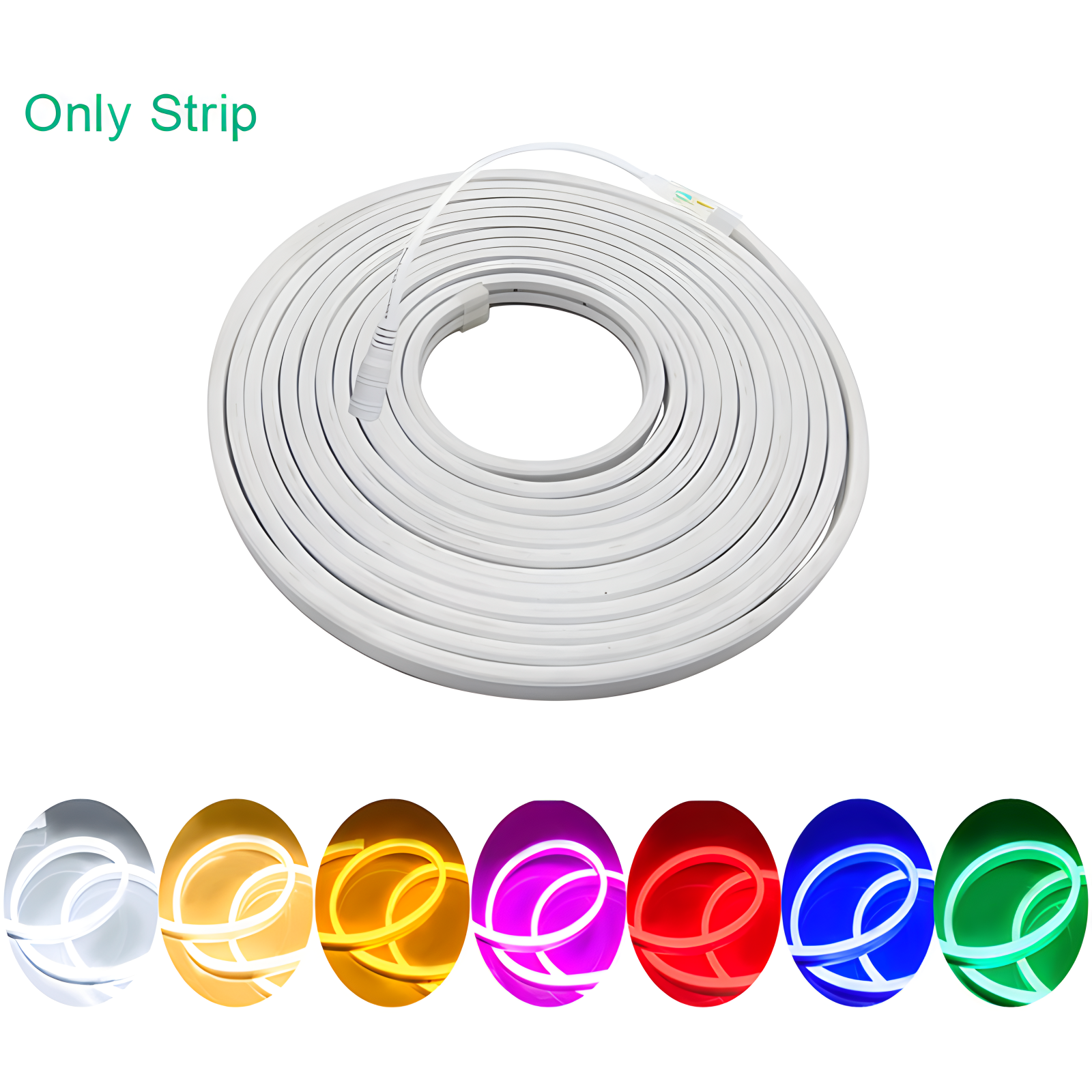 1M 5M Neon Led Strip Light 12V DC Waterproof Narrow Lampu Neon Flexible ...