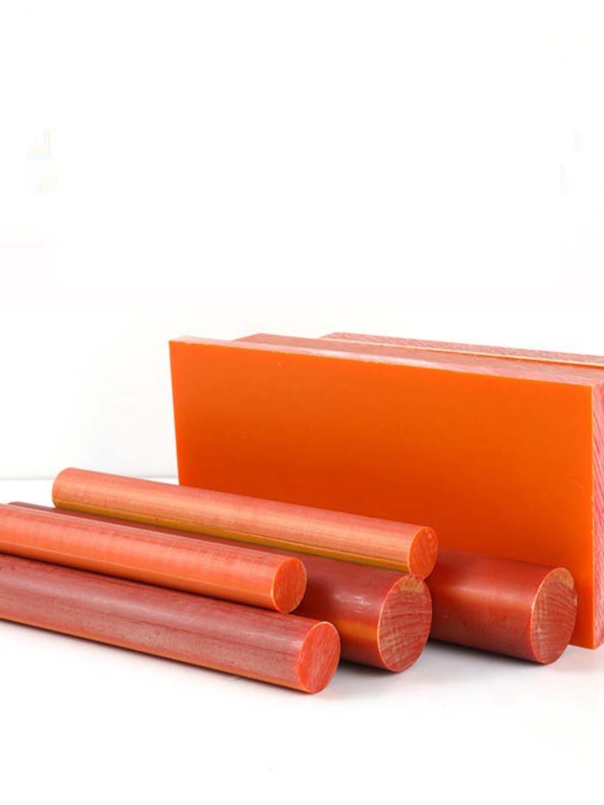 500mm/1000mm Orange Bakelite Rod Electric Wood Rod Phenolic Resin Round ...