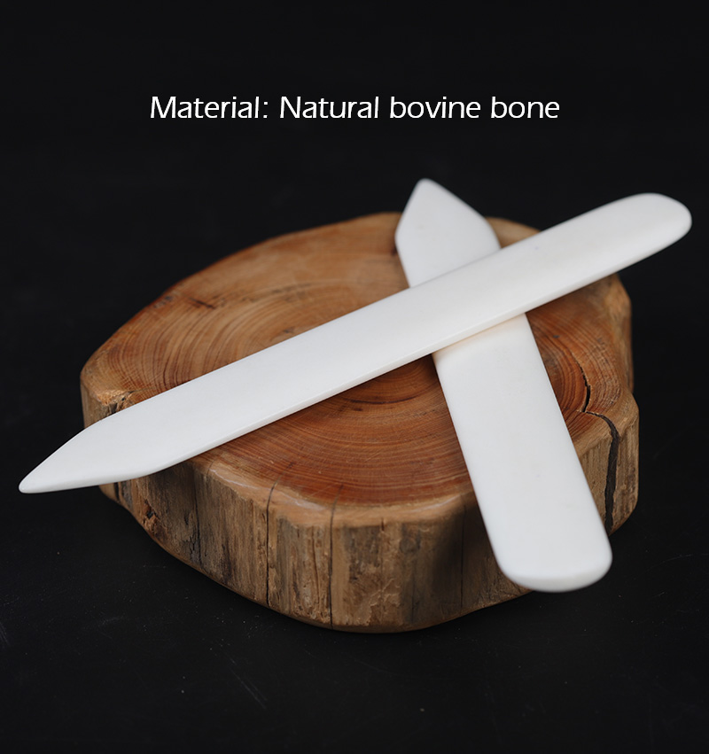 WUTA OX Bone Real Cow Bone Folders Tools For Scoring Folding Creasing ...