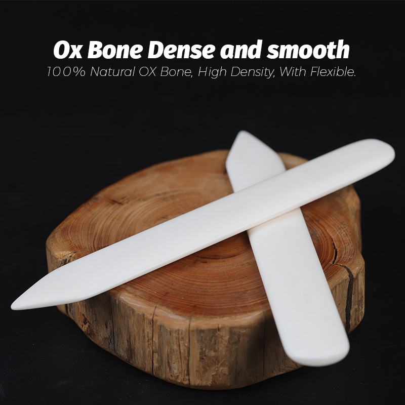 WUTA OX Bone Real Cow Bone Folders Tools For Scoring Folding Creasing ...