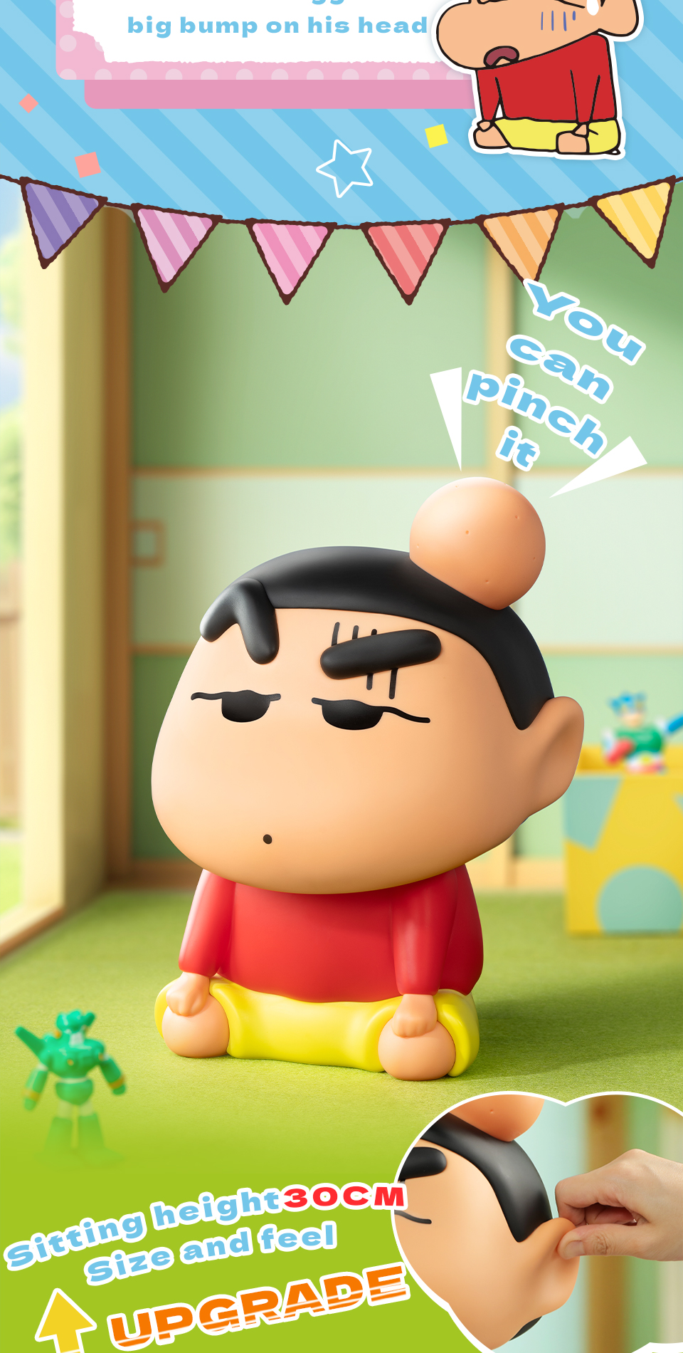 52TOYS Crayon Shinchan Limited Edition - Bump on Head Limited Edition ...