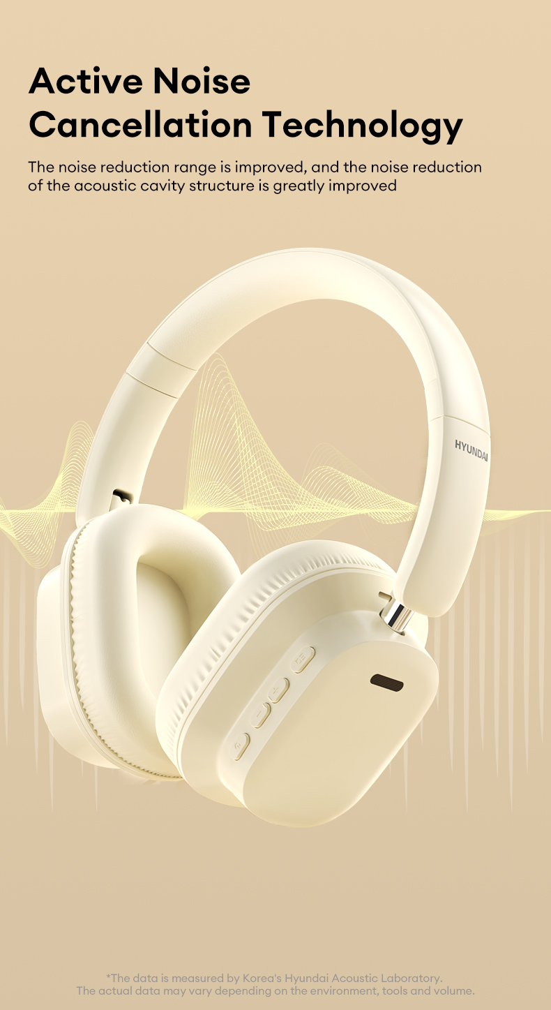 Hyundai HY-H08 Bluetooth Headphones Intelligent Wterproof HD Noise ...