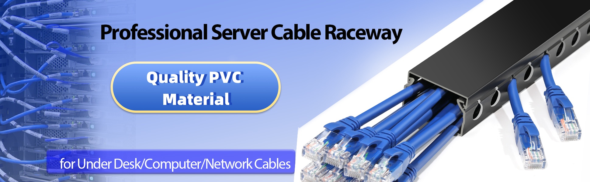 【Ready Stock】Updated Cable Raceway, Open Slot Wiring Raceway Duct with ...