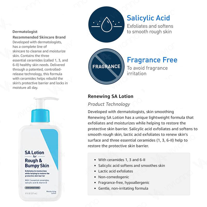 🔴5.5 SALE🔴USA SA Body Lotion 237ML, Salicylic Acid Lotion for Rough ...