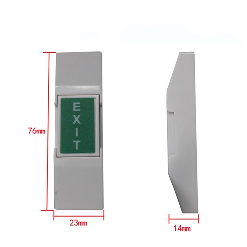 5pcs Mini Exit Button Emergency Exit Switch Access Control System Push Exit Button Release ...