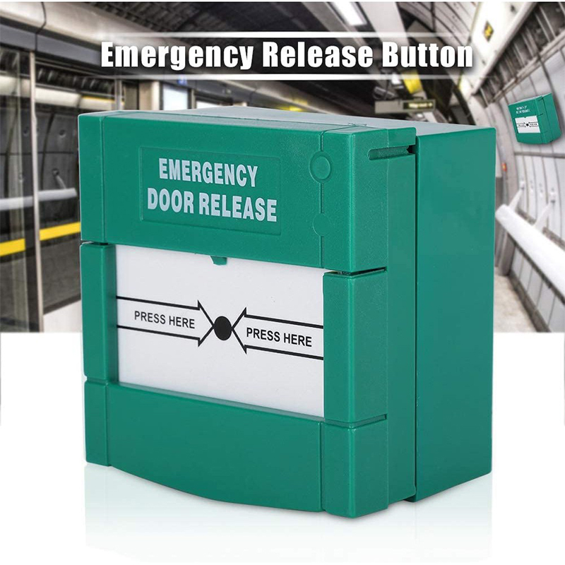 Break Glass Emergency Door Release Button Switch Control Access Switch ...
