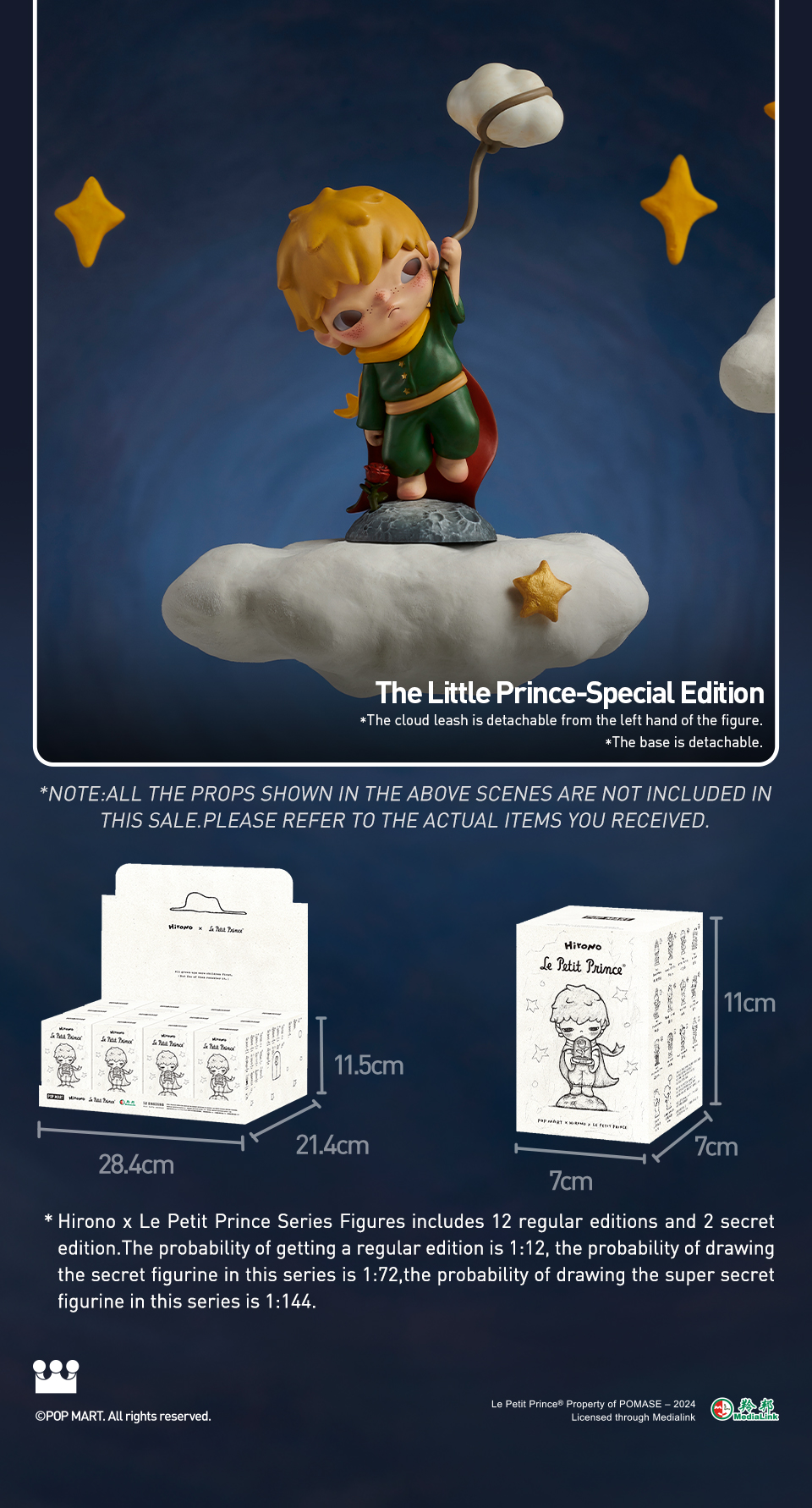 POP MART Hirono×Le Petit Prince Series Figures（Whole set） | Shopee Malaysia