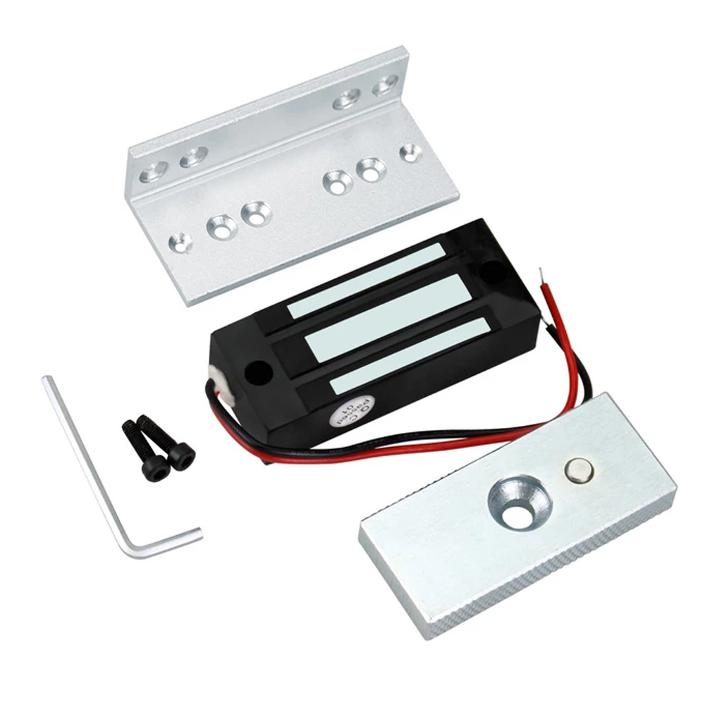 Electromagnetic Lock 60KG 12V Electronic Electric Magnetic Lock Cabinet ...