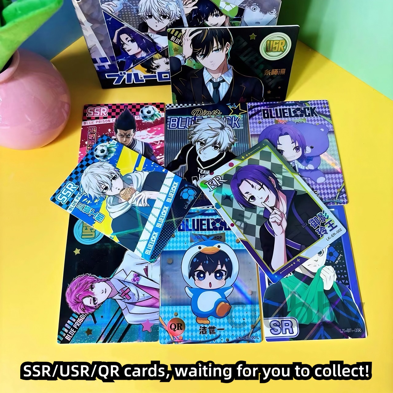 90 Blue Lock Thick Card TCG Nagi Seishiro rare LSR/ER/QR flash kad game ...