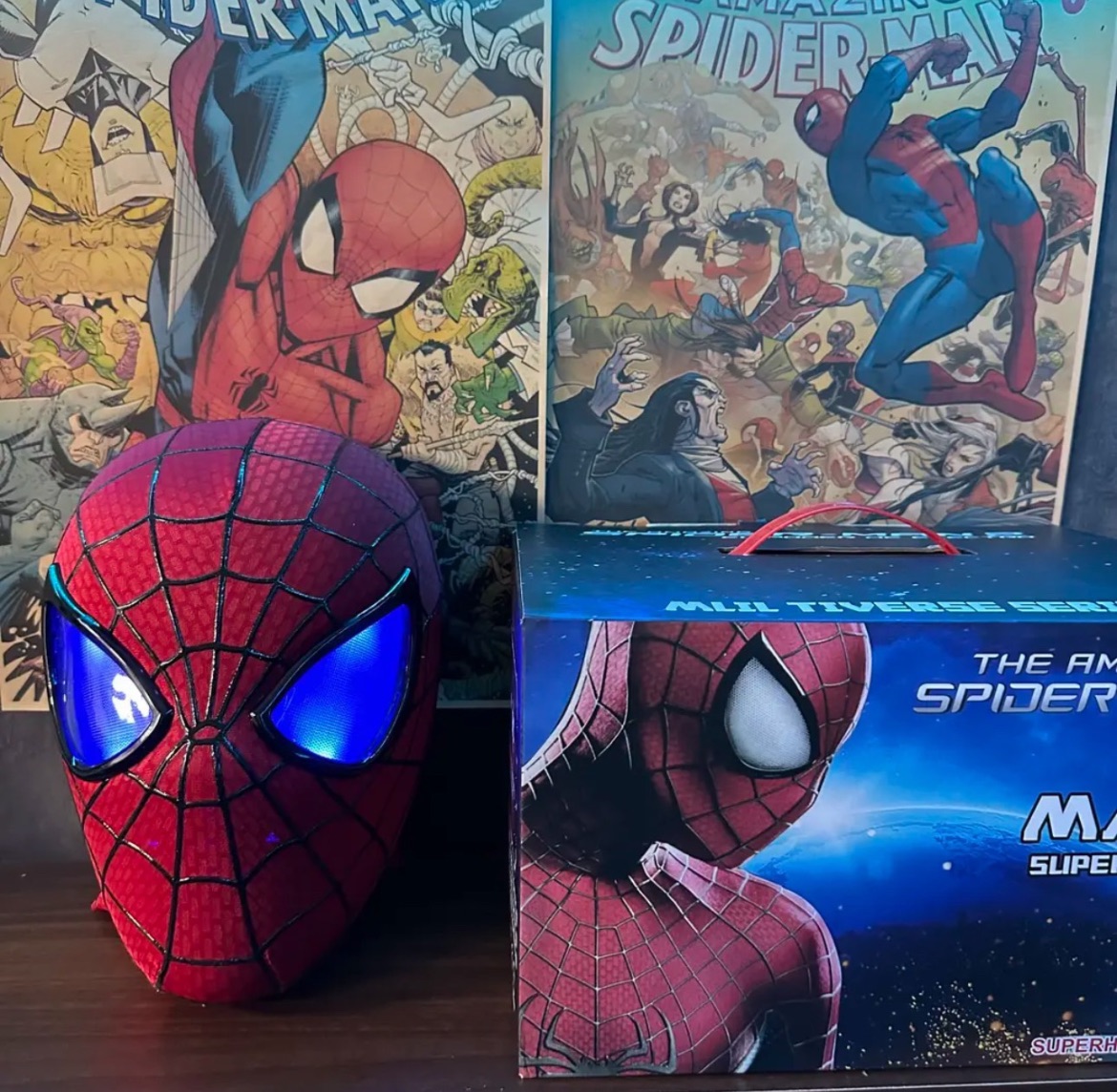 New Amazing The Amazing Spider-Man Spider-Man Headgear Mask Spider Hero ...