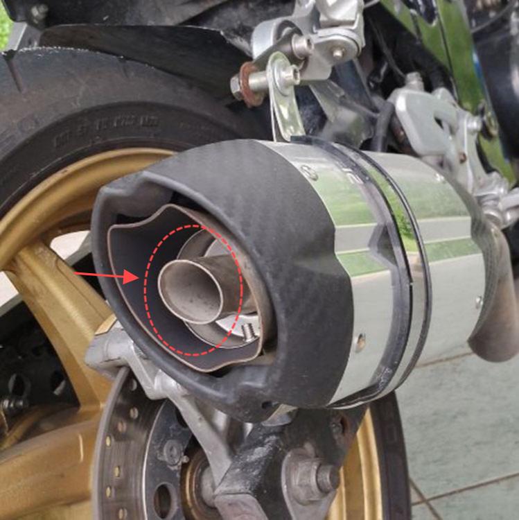 Removable Motorcycle Exhaust Pipe Muffler DB Killer Pipe Baffle Exhaust ...
