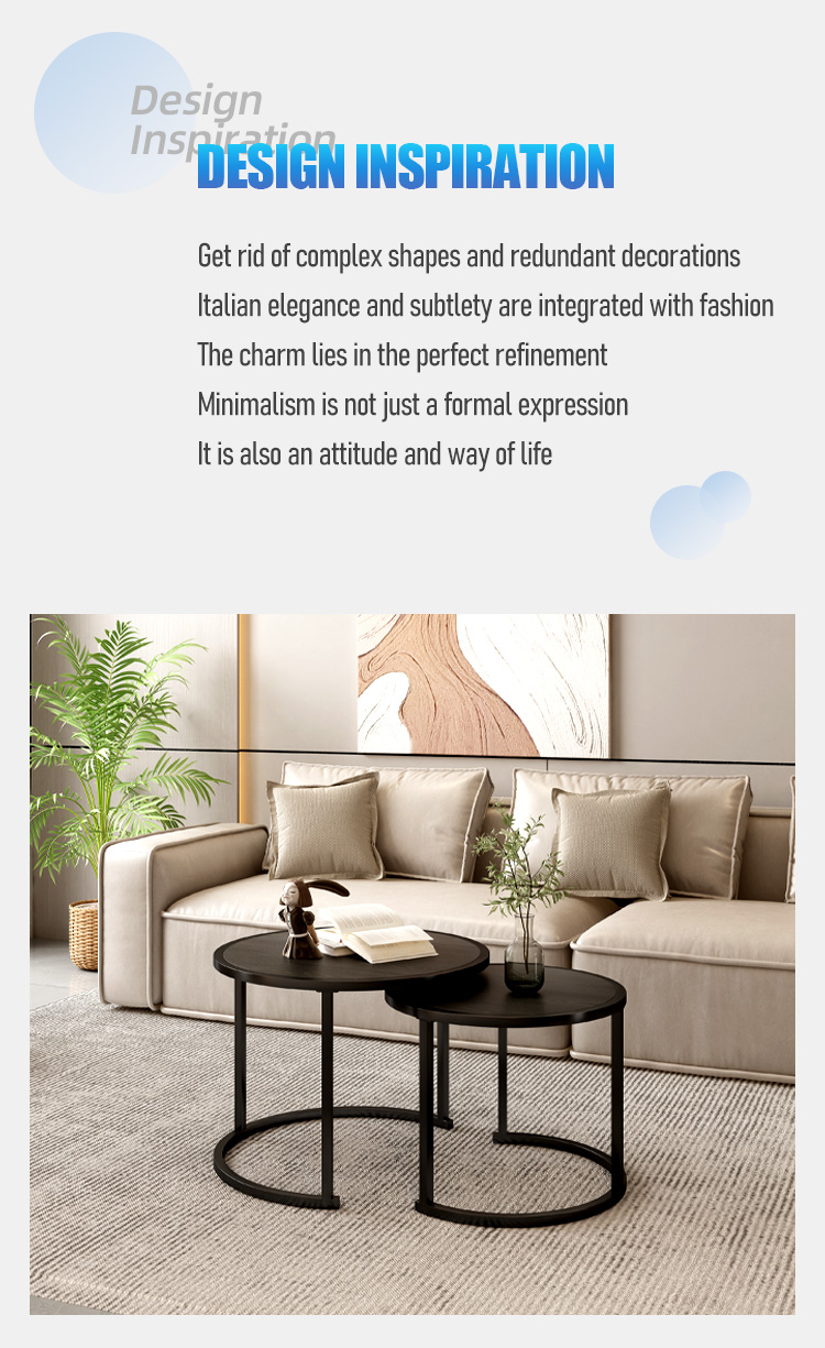 Art Decor Coffee Table Marble Texture /Meja Kopi Bulat Ruang tamu ikea ...