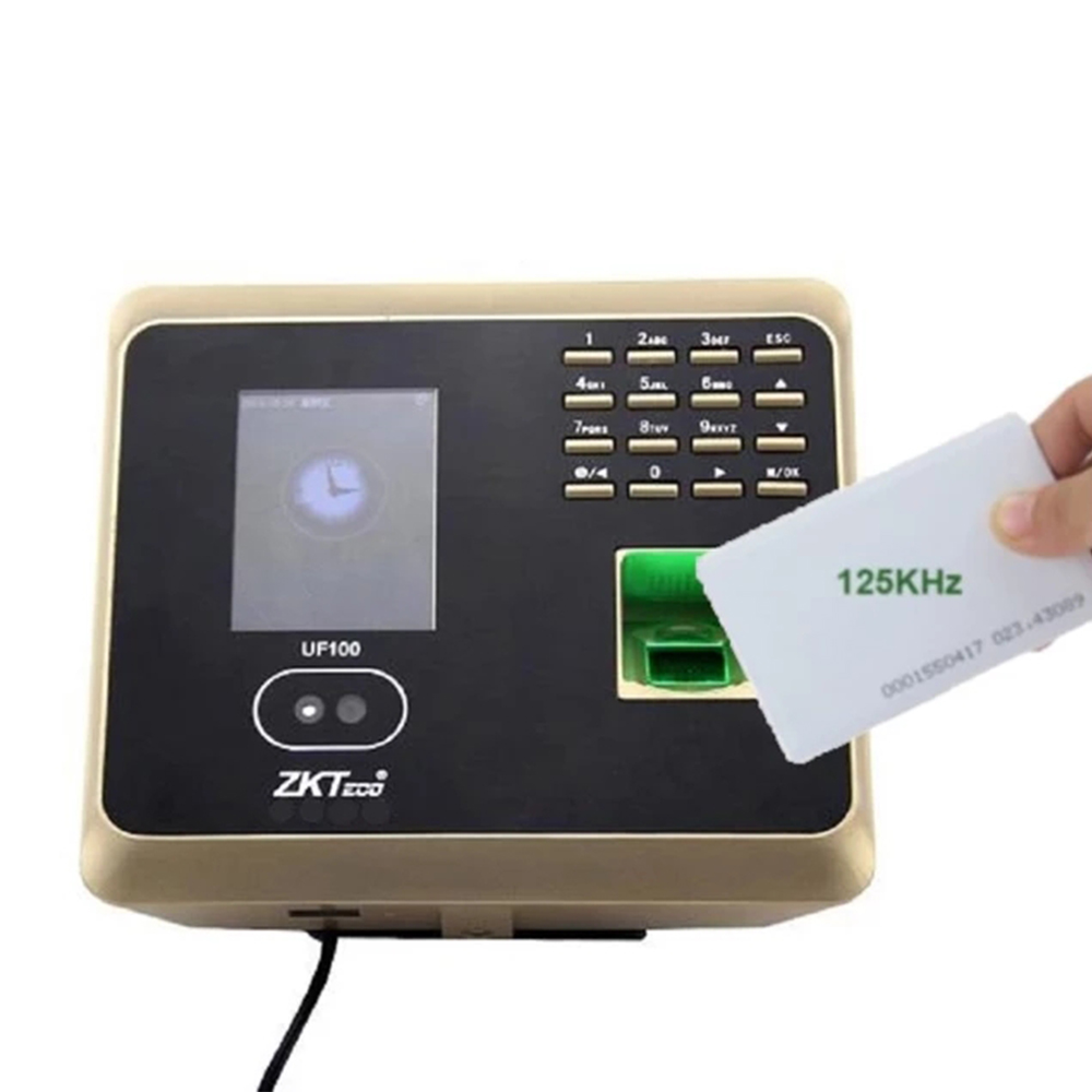 ZK UF100Plus Face Facial Fingerprint Identification Time Attendance ...