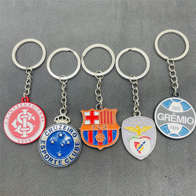 Famous Soccer Club City Santos LFC Manchester Badge Metal Keychain ...