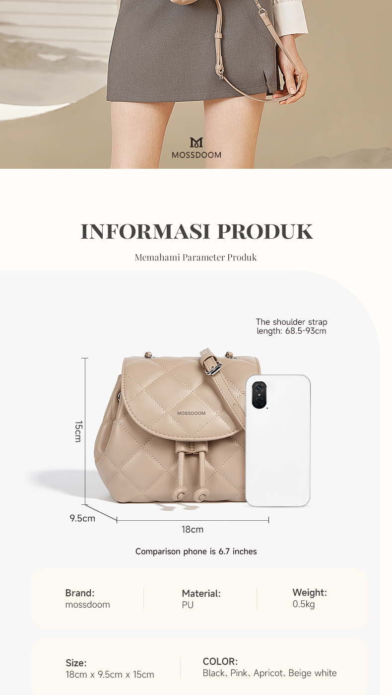 MOSSDOOM Women's Bag Sierra Backpack Retro Backbag PU Leather Exquisite ...