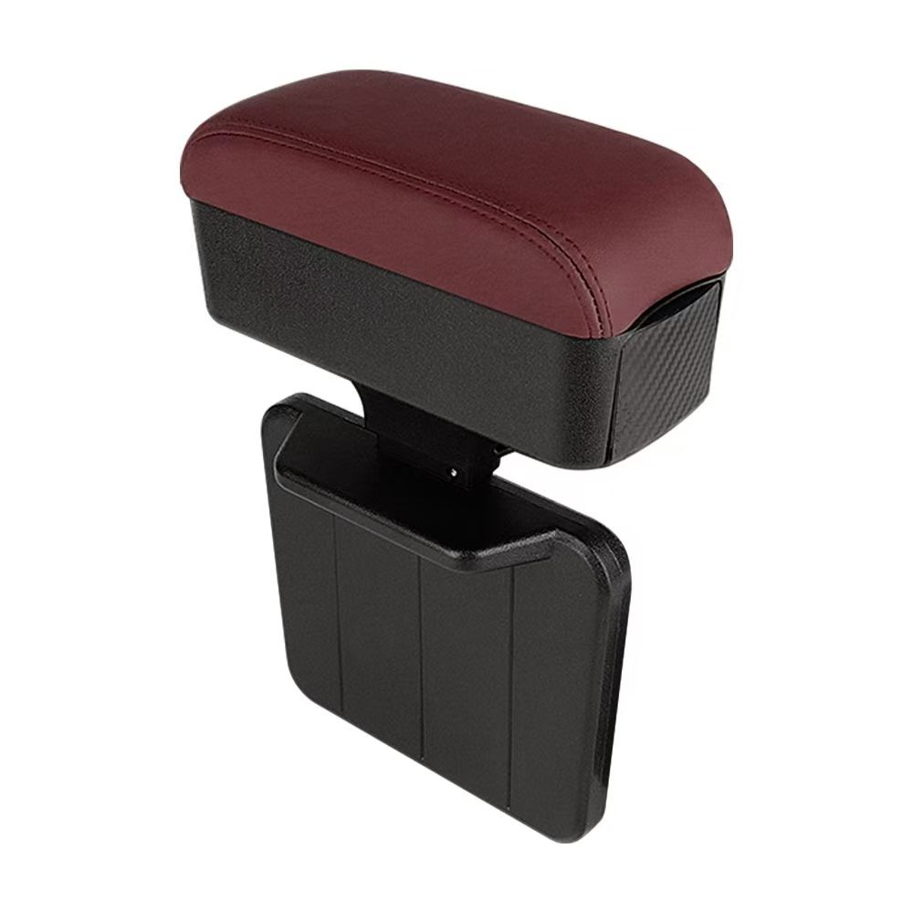 Car Elbow Support Water Cup Holder Automatic Retractable Storage Box ...