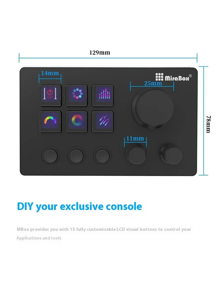 Mira box N3 Custom Visual Mini Knob Macro Programing Visual Domestic ...