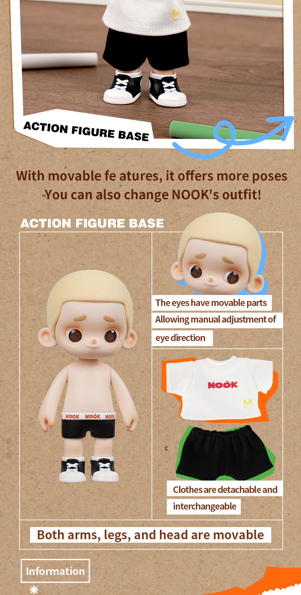 52TOYS NOOK Action Figure Base Figure Toy | Shopee Malaysia