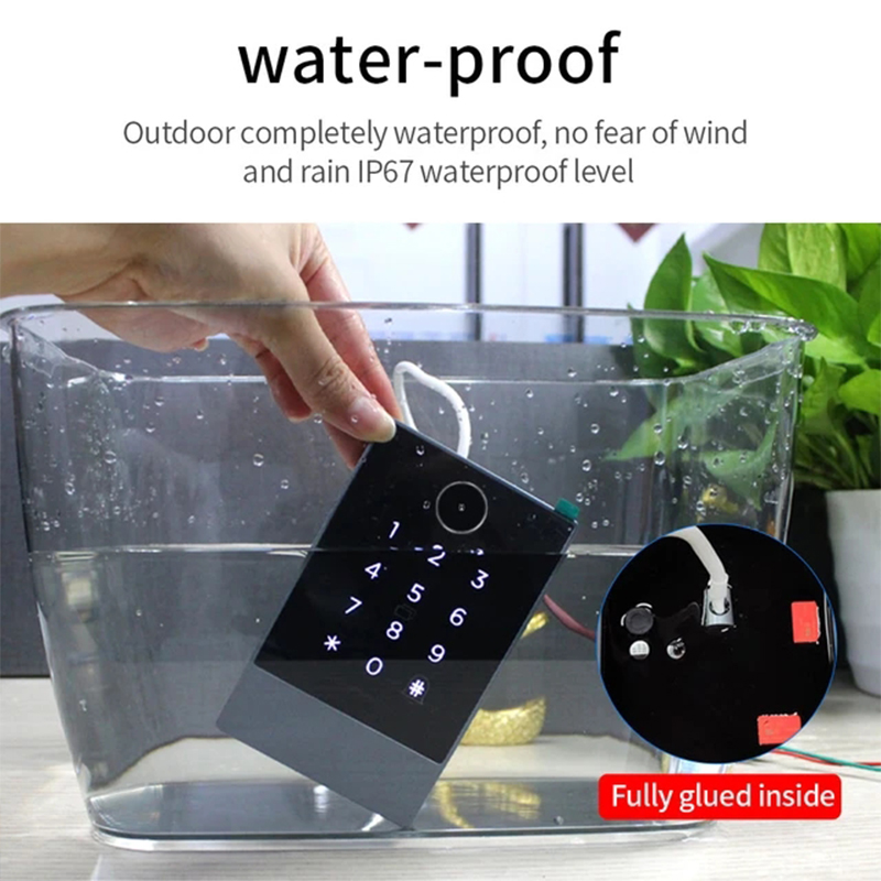 TTLOCK QR Code Access Control Reader 13.56Mhz Rfid IP67 Waterproof ...