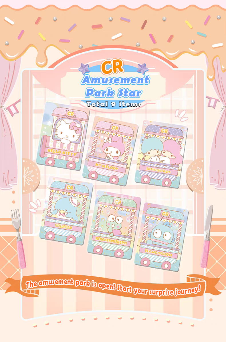 120PCS Sanrio card Kuromi melody rare UR/CR/SSR kad Anime kids cny gift ...