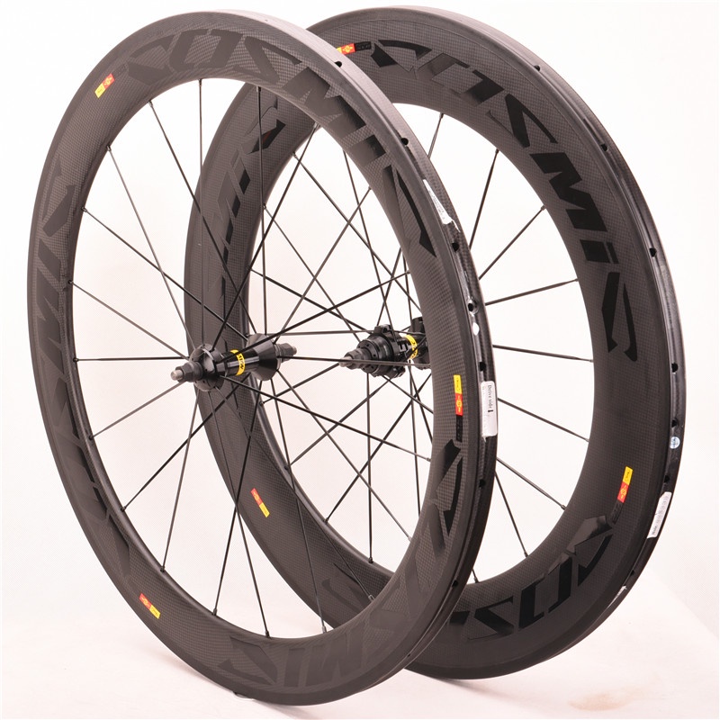 700c Carbon track wheels fixed gear carbon wheelset clincher single ...