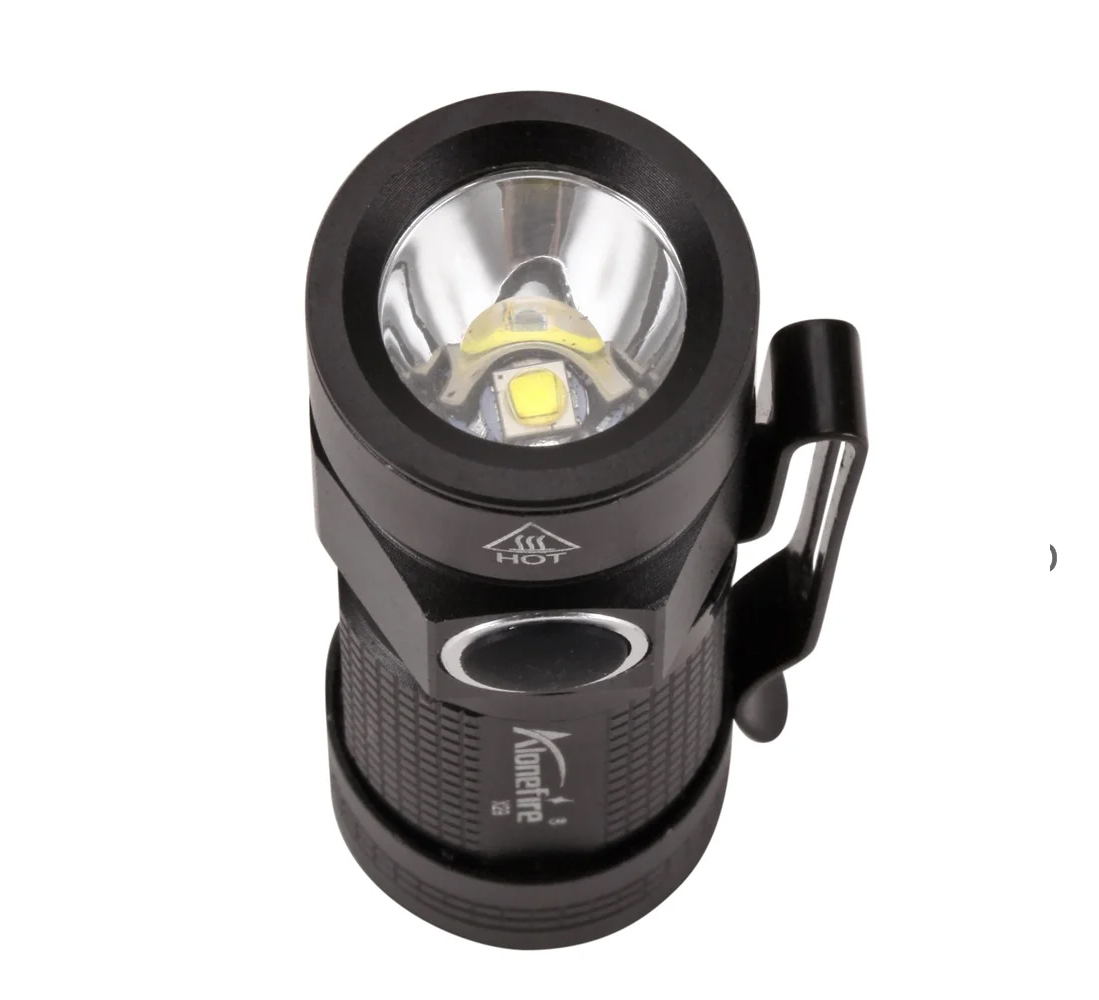 Alonefire LED Portable Mini LED Flashlight 12Hr Long Endurance Fishing ...