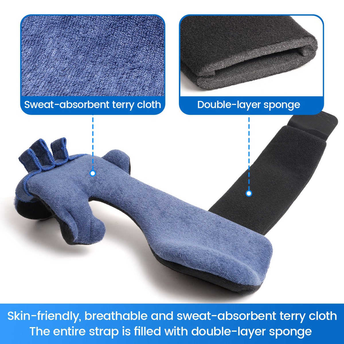 VELPEAU Stroke Resting Hand Splint Night Immobilizer Wrist Brace with ...