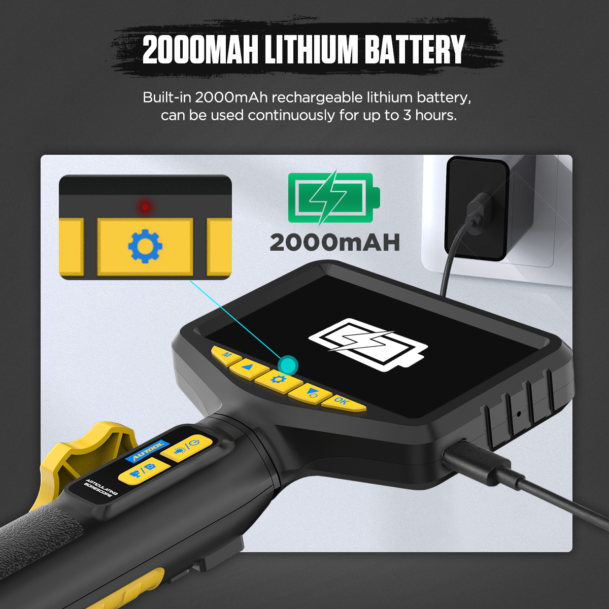 【Local Stock】AUTOOL Endoscope Camera SVB305 Articulating Video ...