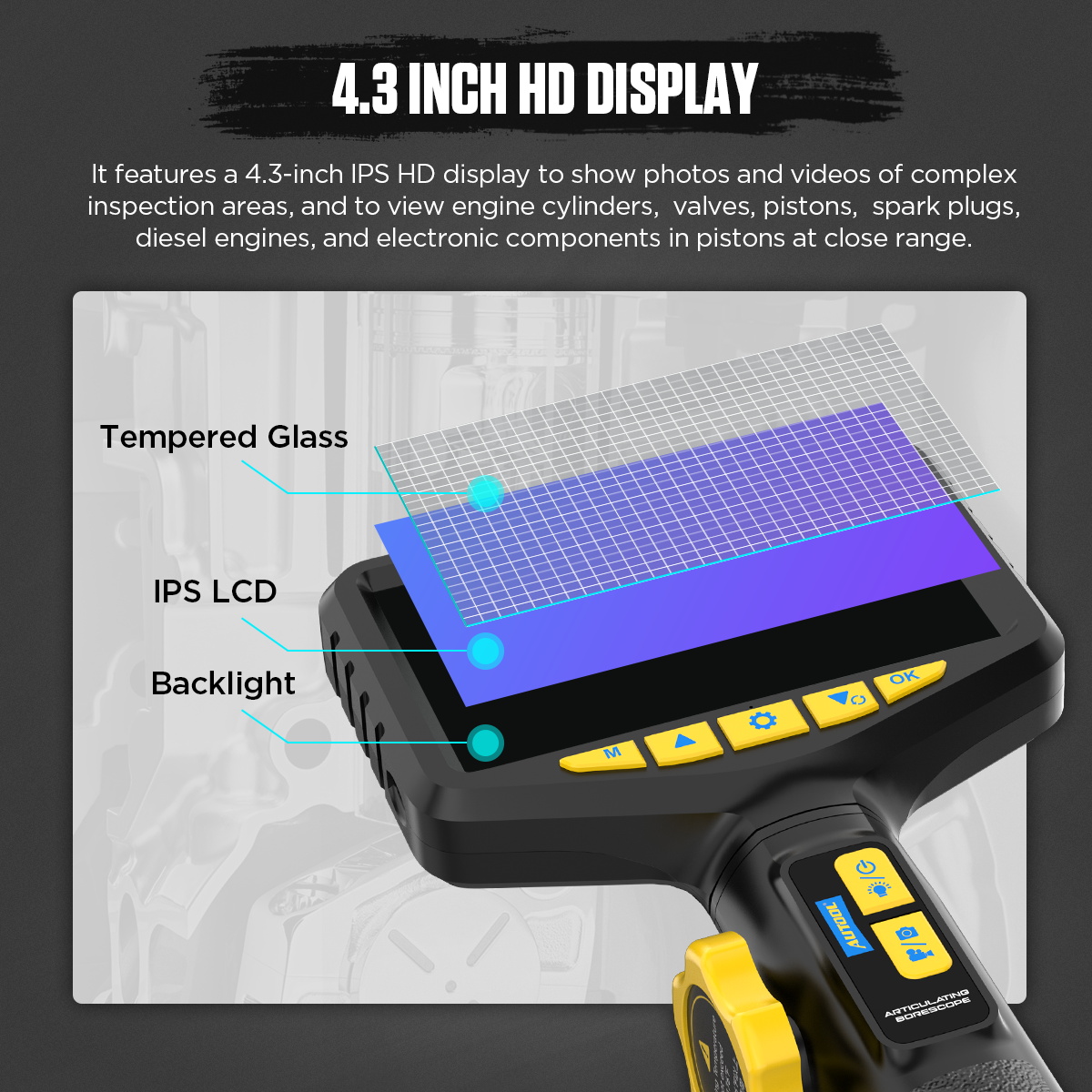 【Local Stock】AUTOOL Endoscope Camera SVB305 Articulating Video ...