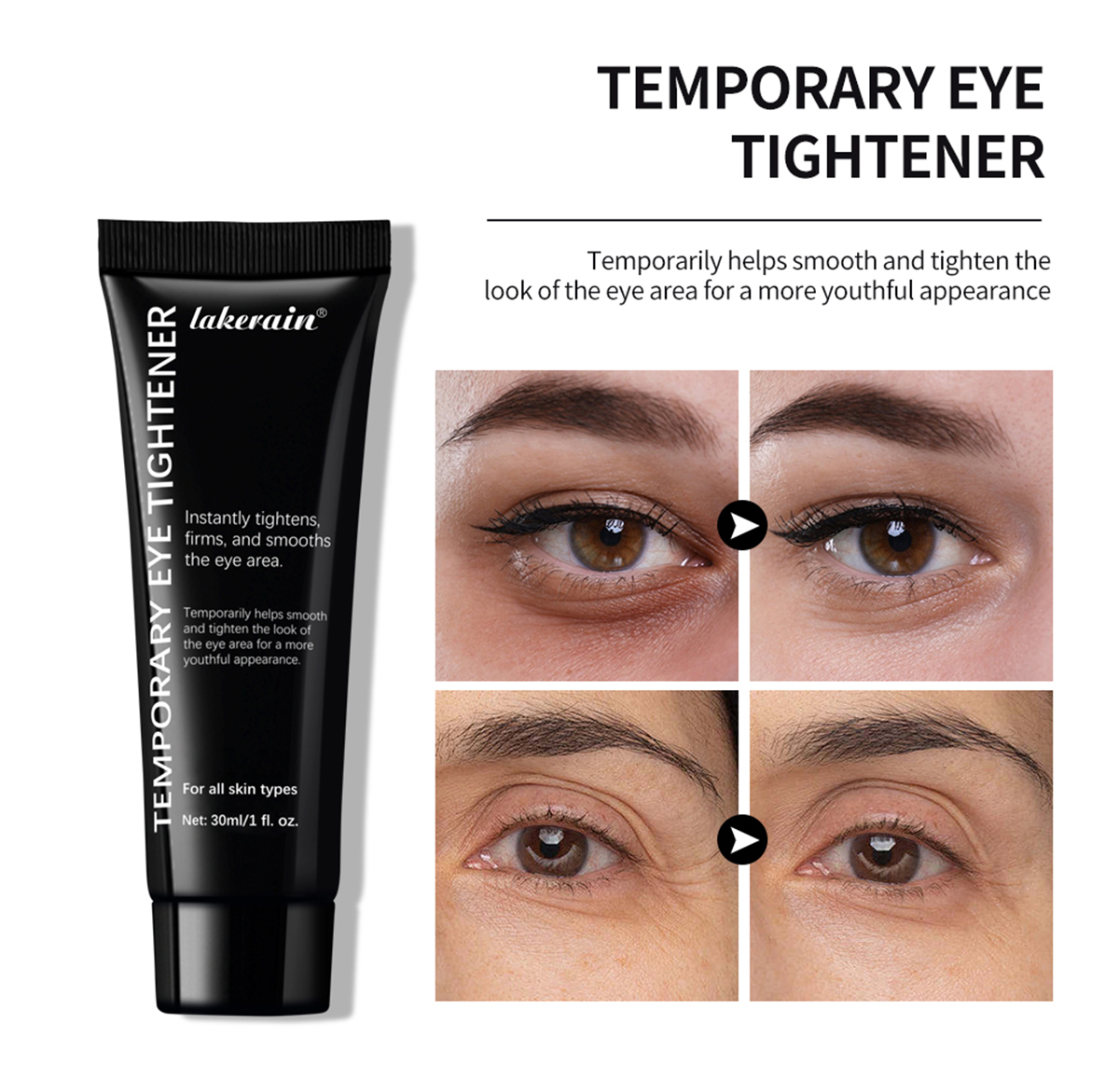 Lakerain Temporary Eye Tightener Cream Anti Wrinkle Anti Dark Circle ...