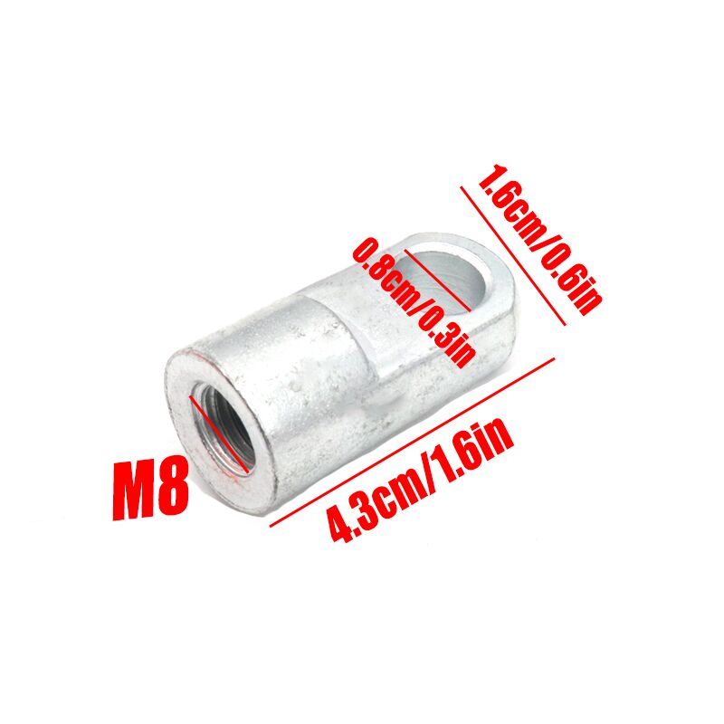 2Pcs M5/M6/M8 Female/Male Thread Car Gas Spring Universal Strut Joint ...