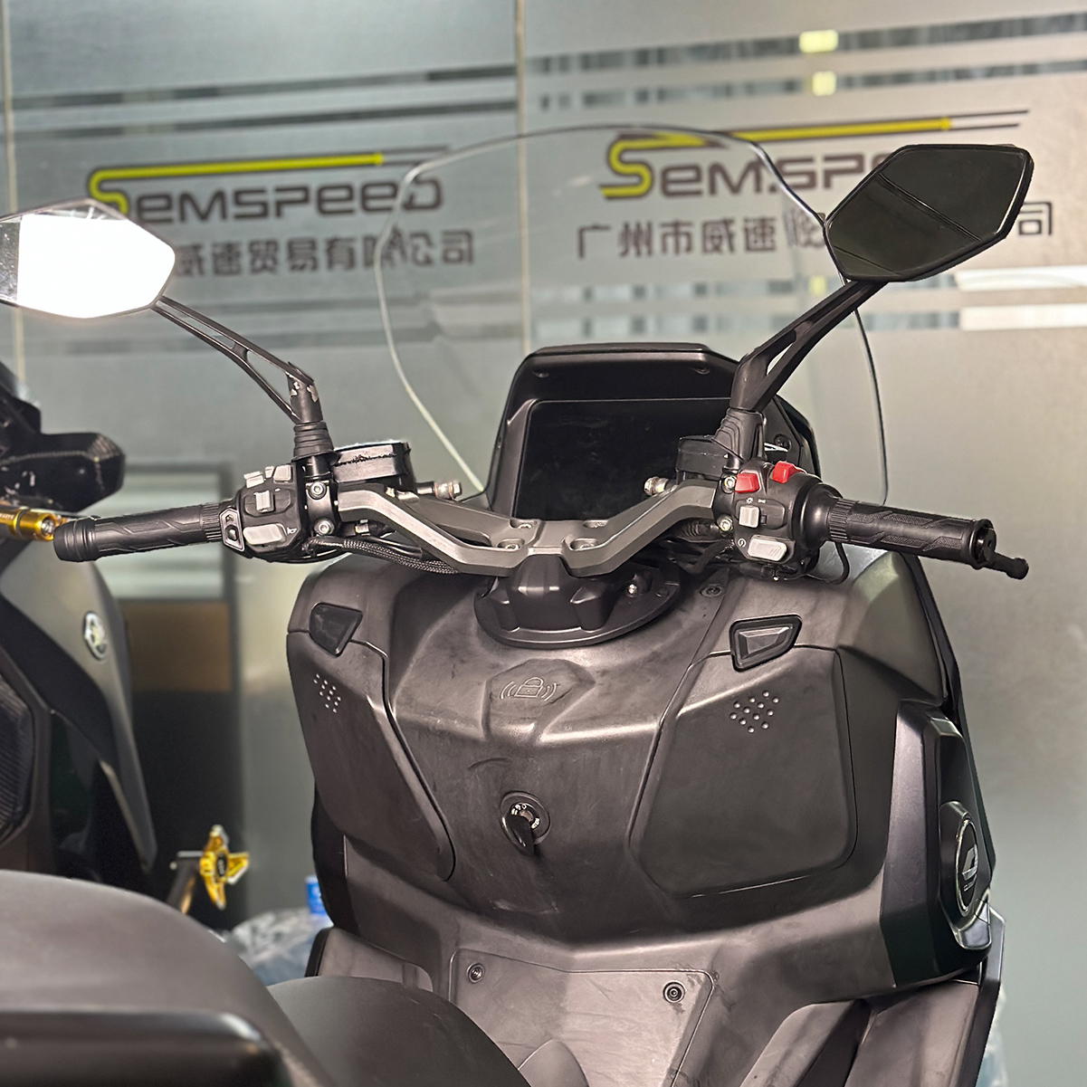 【SEMSPEED】For QJ Motor Fort 350 Fortress 350 Motorcycle Handlebar ...