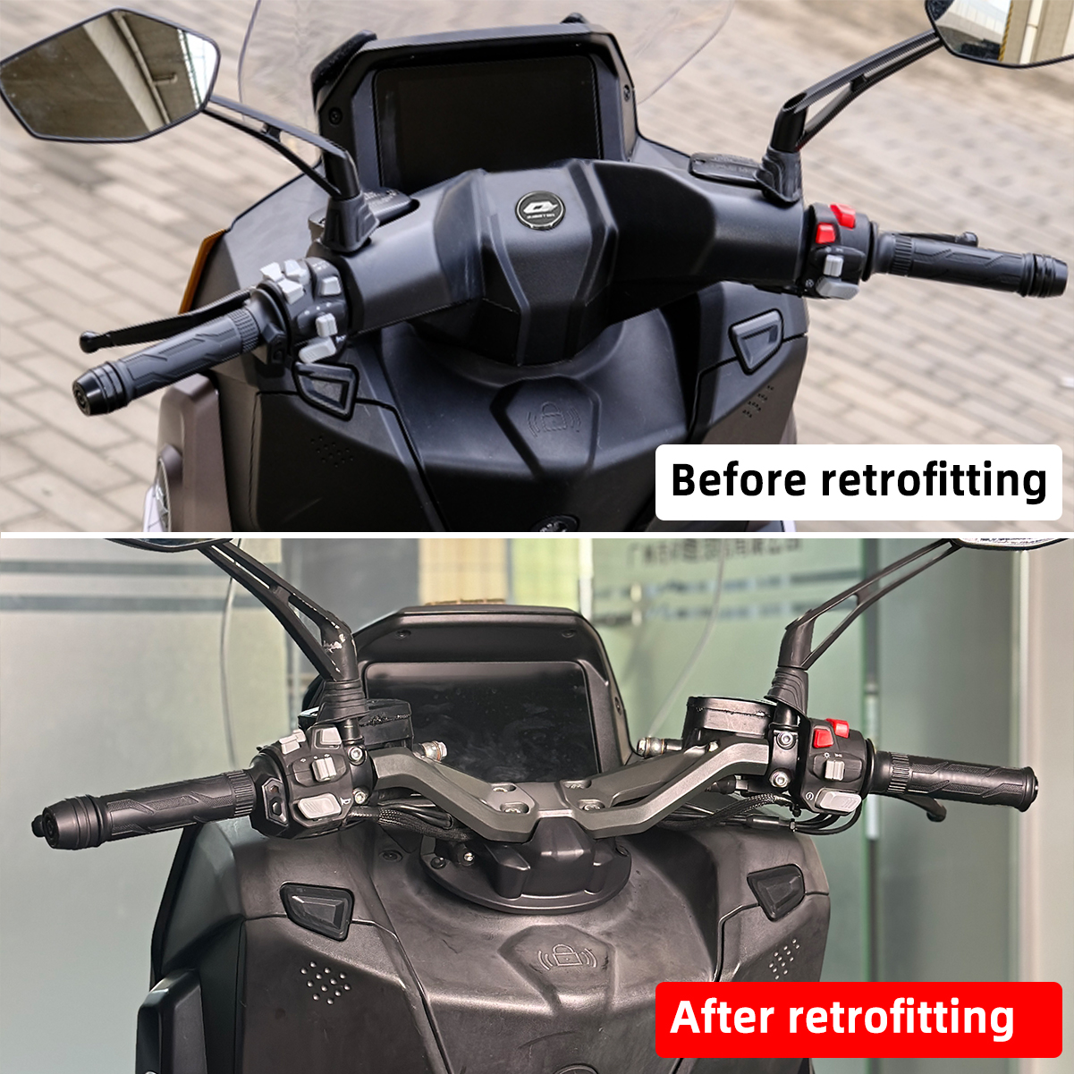 【SEMSPEED】For QJ Motor Fort 350 Fortress 350 Motorcycle Handlebar ...