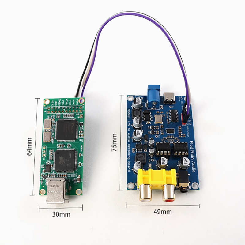 [Ready Stock Supply] 1pcs ES9038 I2S Decoding Board DAC Bluetooth Device Player Fever DSD512 ...