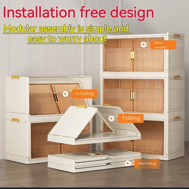 Storage Box (1-5 Layers) Foldable Multipurpose Stackable Storage ...