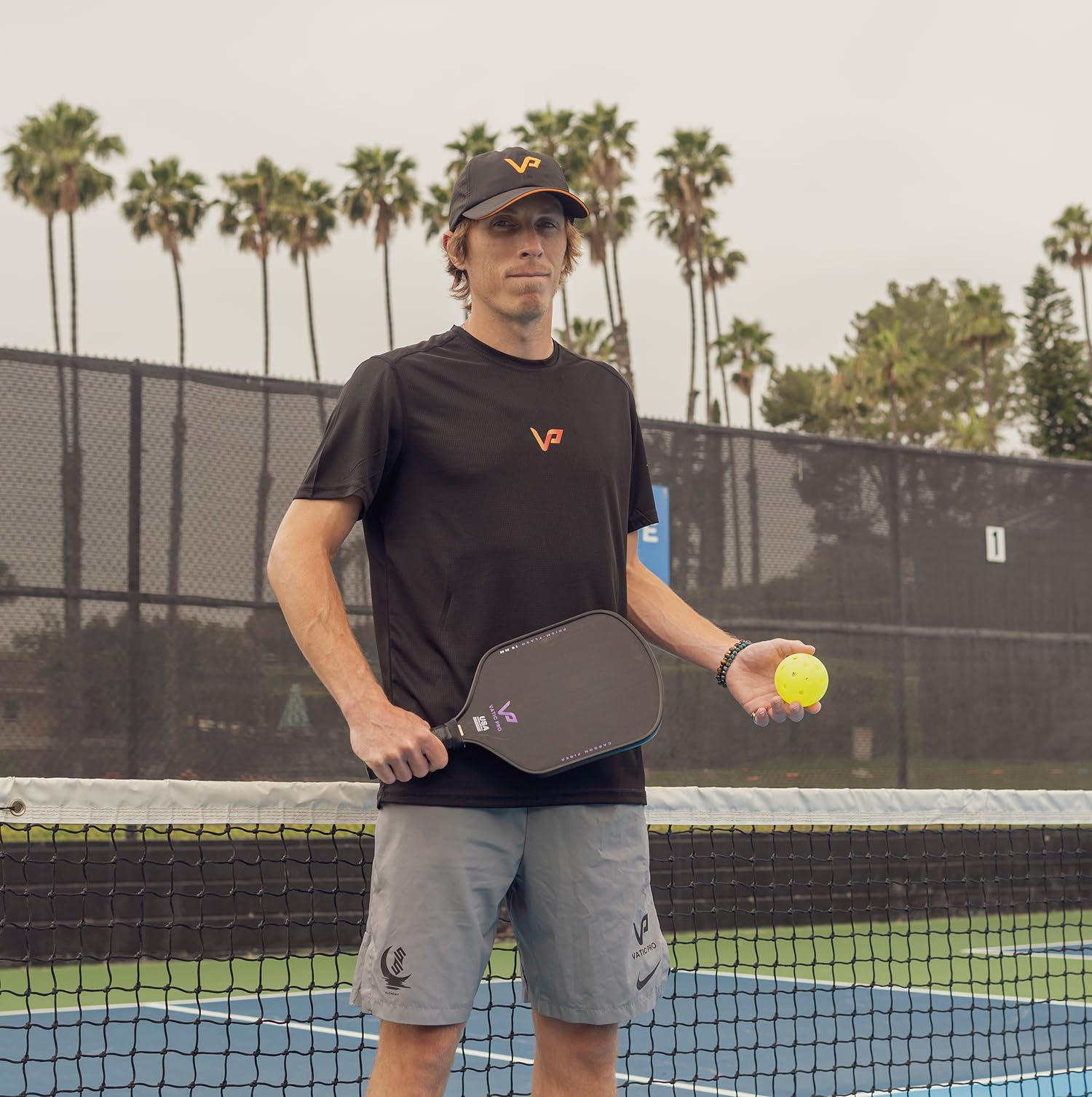 Vatic Pro Prism Flash Pickleball Paddle Carbon Fibre 16mm Includes ...