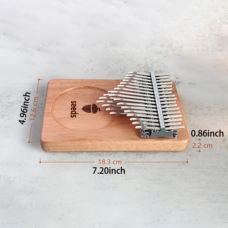 seeds 21 keys Kalimba Thumb Piano Acoustic Finger Piano Music ...