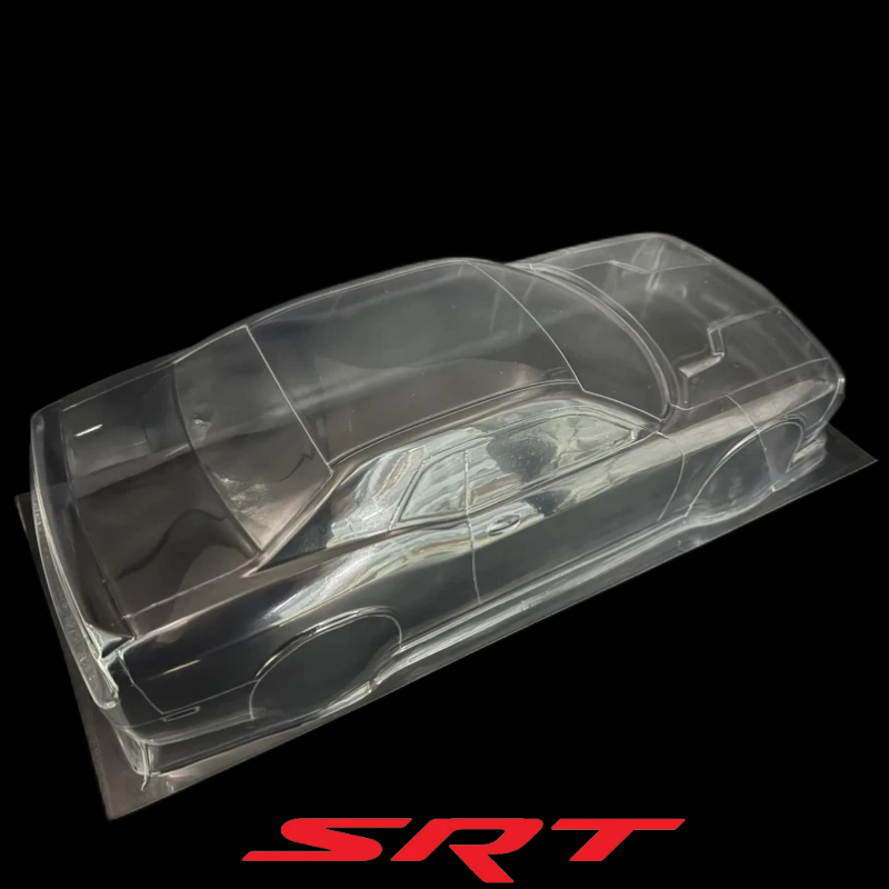 RC 1/10 Dodge SRT Challenger Hellcat PVC Body shell 190mm width 260mm ...
