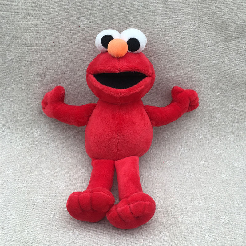 4 Style 25cm Cartoon Sesame Street Plush Toys Cute ELMO Plushie Big ...