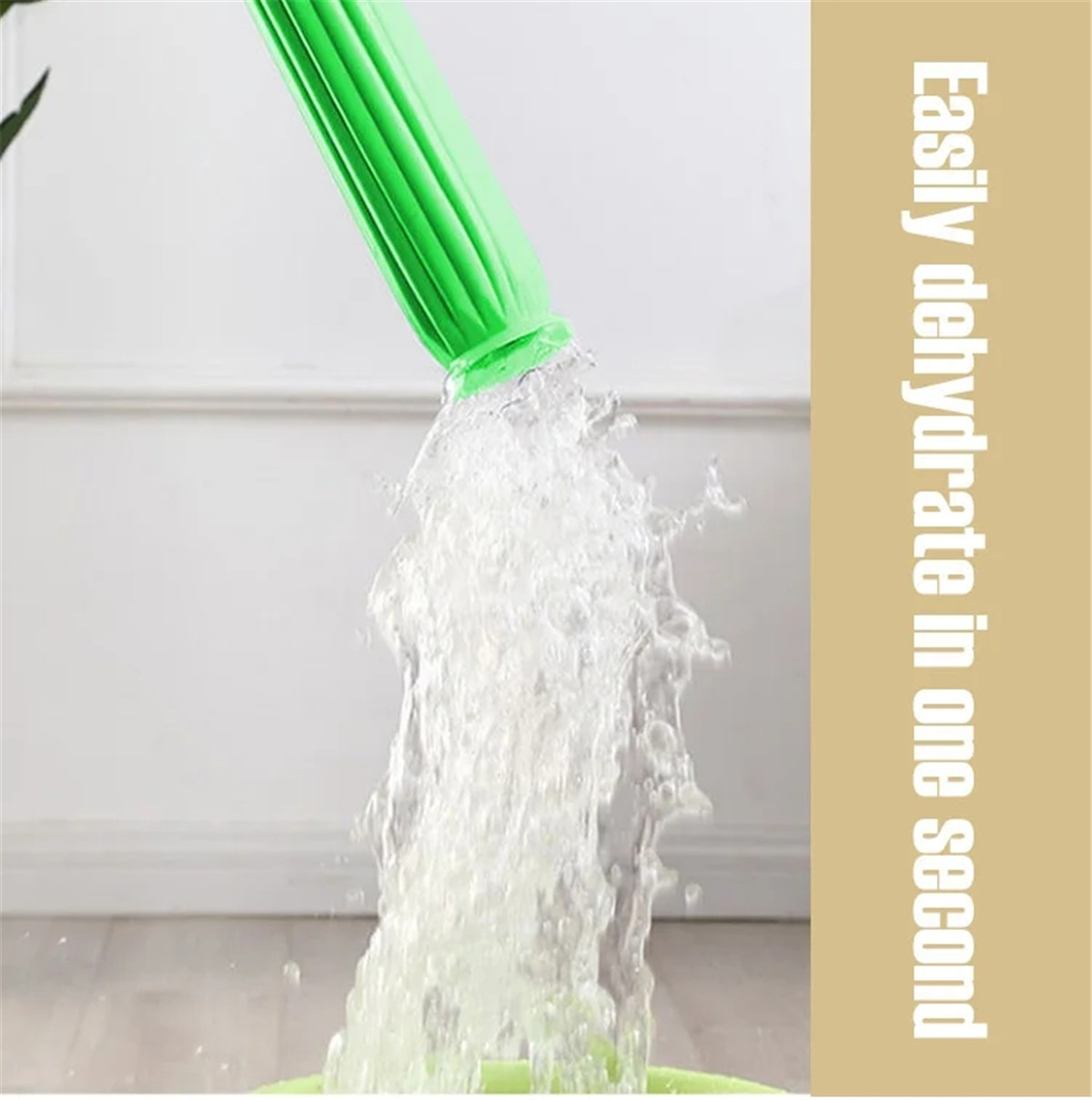 55CM Big Mop Effective Water Absorption Bamboo Fiber Self Twisting ...