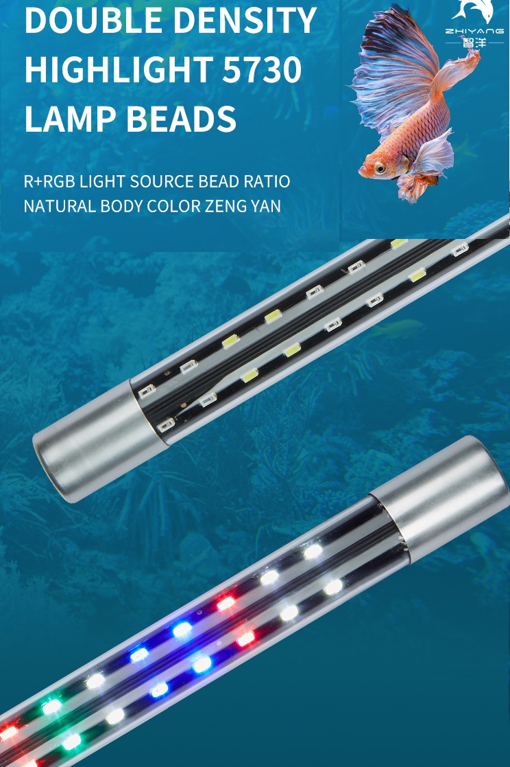 Aquarium Light Fish Tank Light Lighting led Waterproof Full Spectrum ...