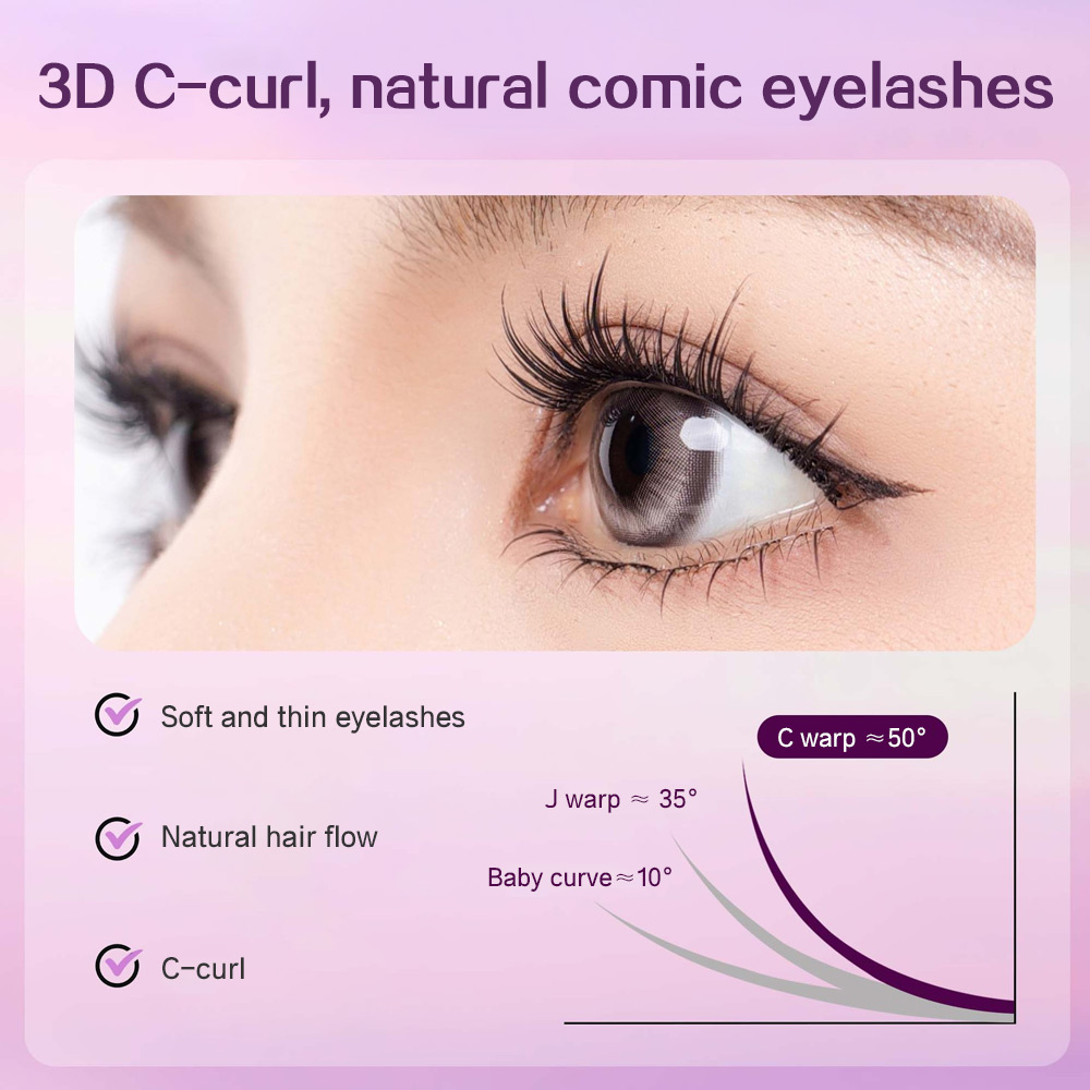 GECOMO Mini False Eyelashes【Need Use Glue】假睫毛 Natural Eyelashes ...