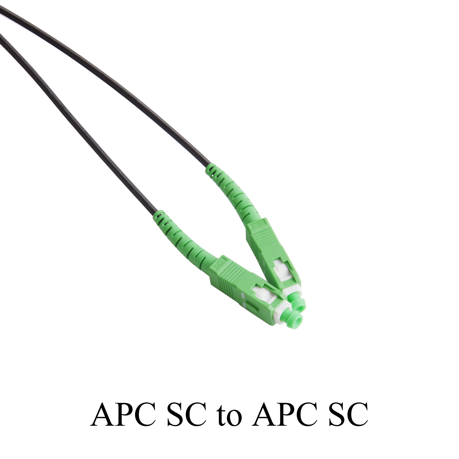 Fiber Optic Extension Wire APC SC to APC SC Single-mode Single-core ...