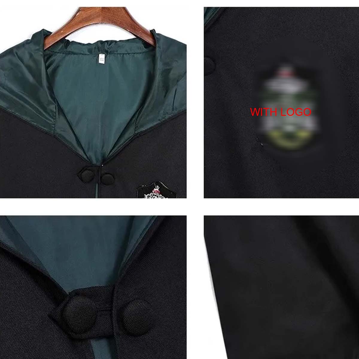 Men's and women's school uniform cape set umbledore Malfoy Voldemort ...