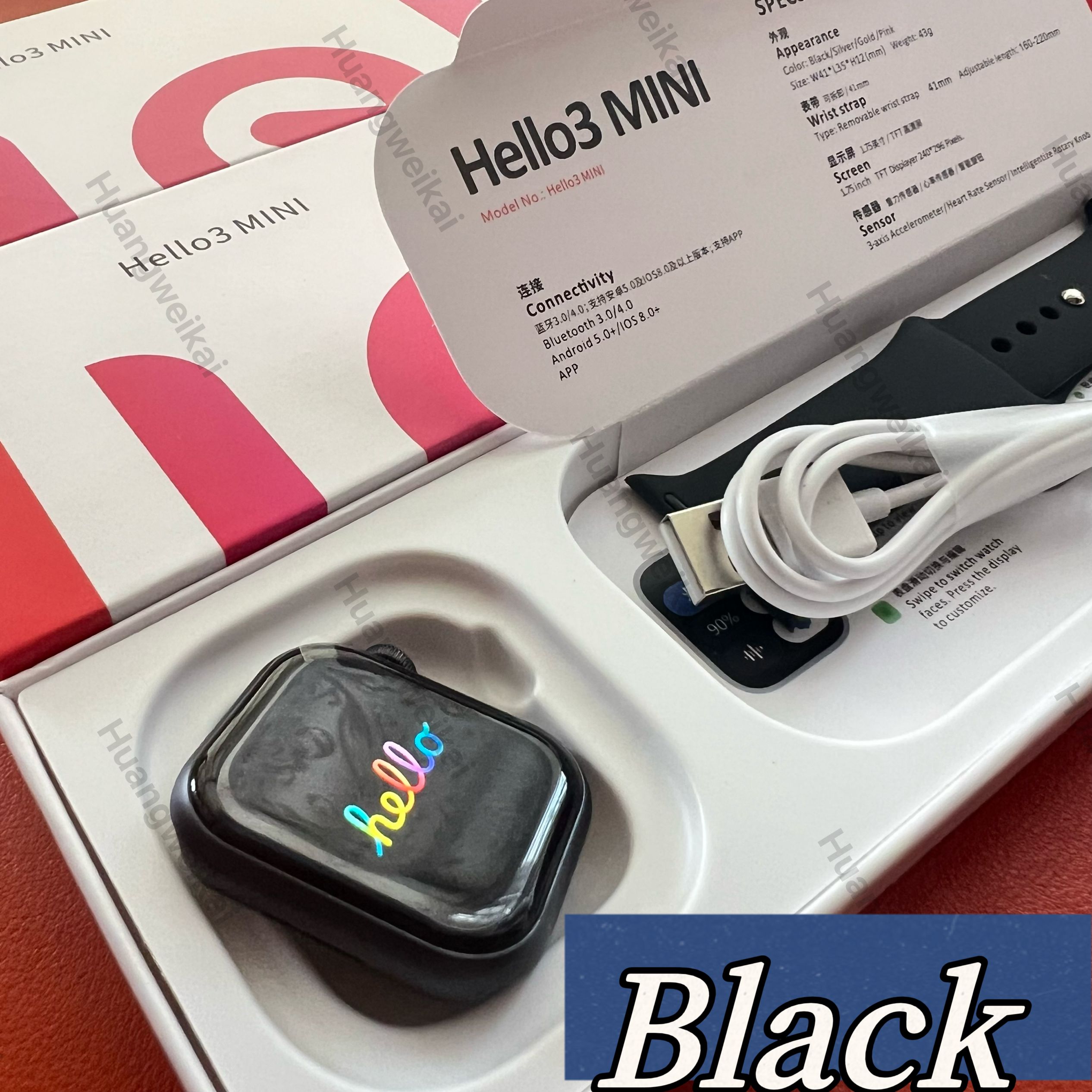 2025 41mm Smart Watch HELLO WATCH 3 MINI 1GB ROM Watch 9 Local Music ...